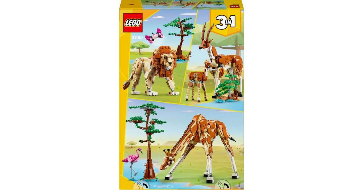 LEGO Creator: Afrikai vadállatok (31150) | Pepita.hu