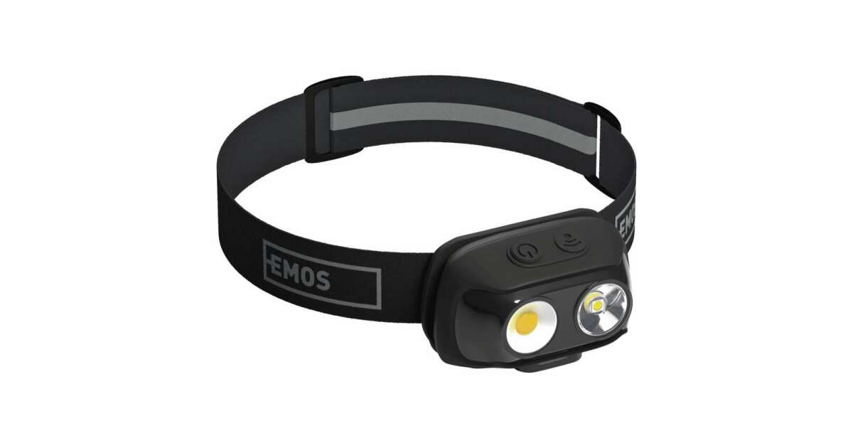 Lampă frontală reîncărcabilă EMOS COB LED P3542, 500lm, 130m, Li-pol ...