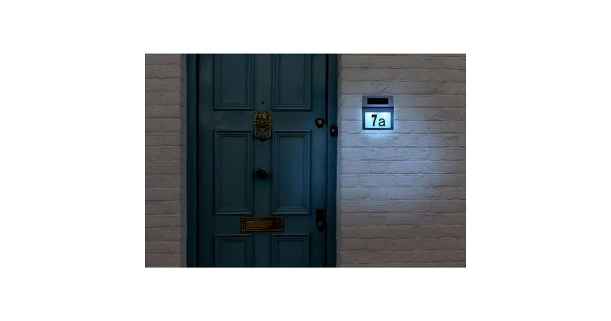 Napelemes házszámtábla világítás | Pepita.hu