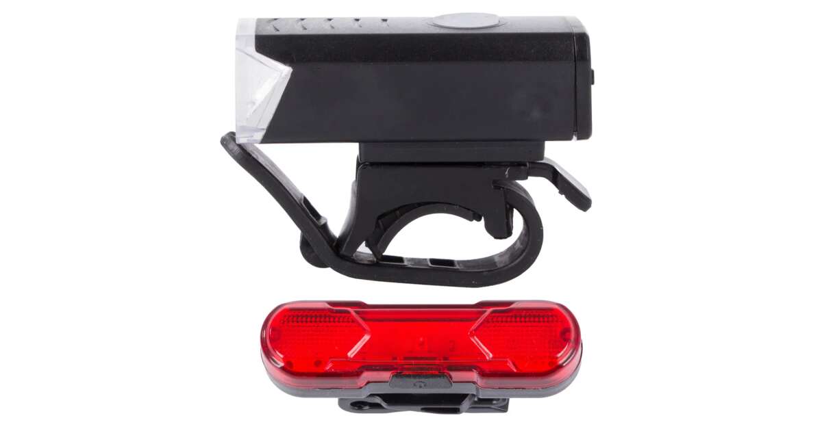 USB Töltésű Kerékpár LED Világítás Készlet: Első és Hátsó Lámpák ...