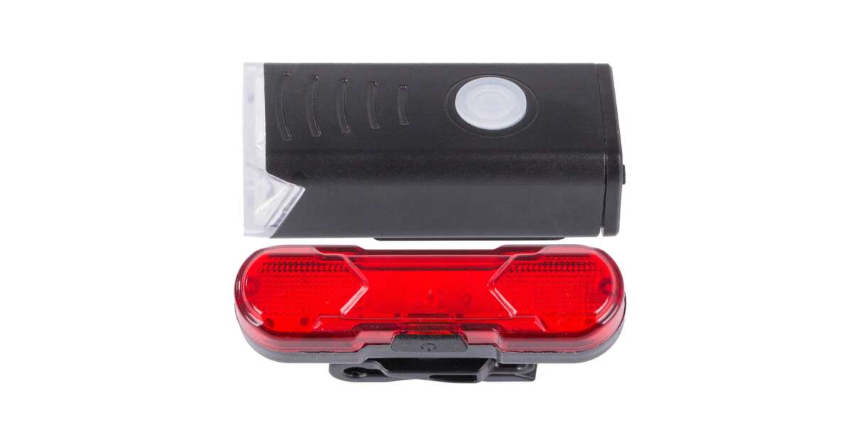 USB Töltésű Kerékpár LED Világítás Készlet: Első és Hátsó Lámpák ...