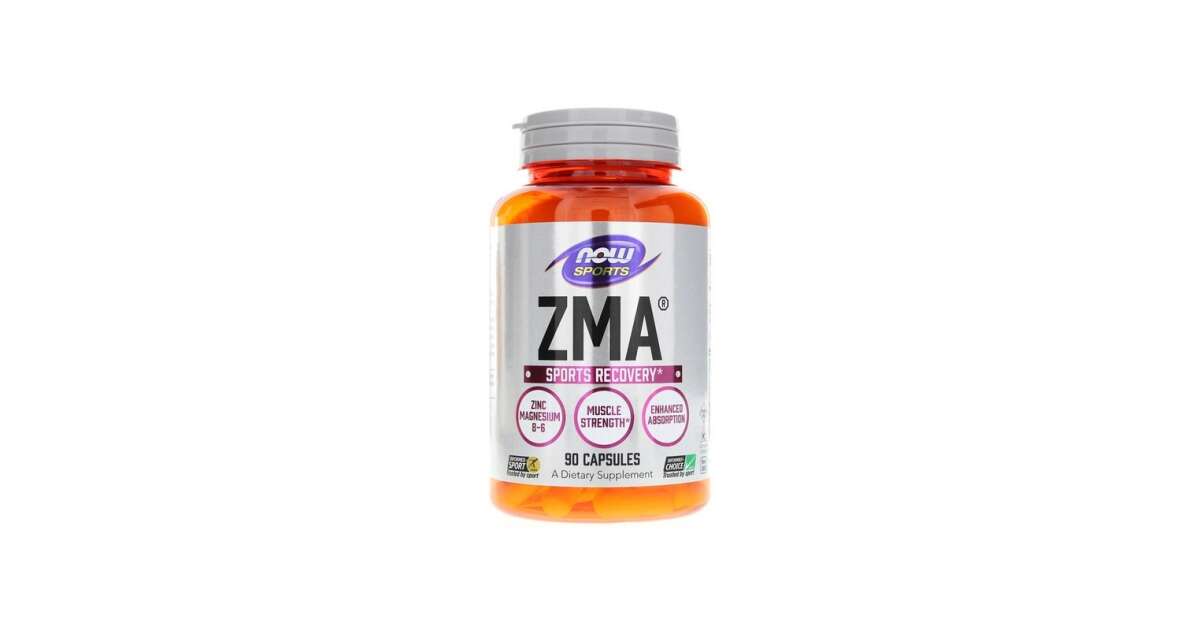 Now Foods ZMA 800mg (Zinc, Magneziu si B-6) - 90 Capsule | Pepita.com