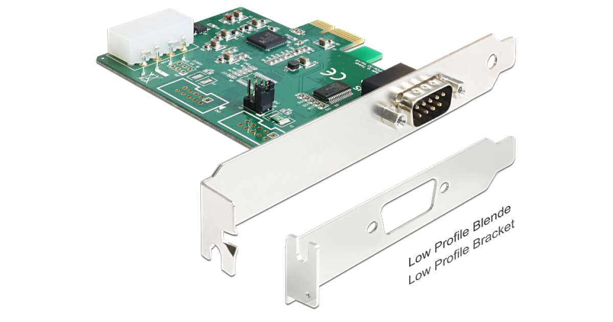 Delock PCI Express card > 1 x serial RS-232 with high speed 921K power ...