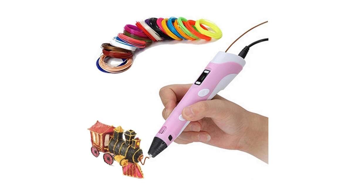 3D kreatív varázs toll térbeli rajzok készítéséhez - 3D nyomtató toll ...