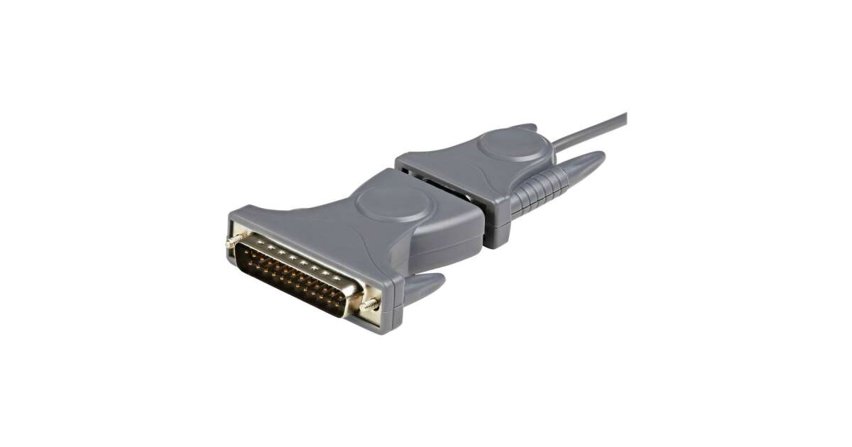 StarTech.com USB to Serial Adapter - 3 ft / 1m - with DB9 to DB25 Pin ...