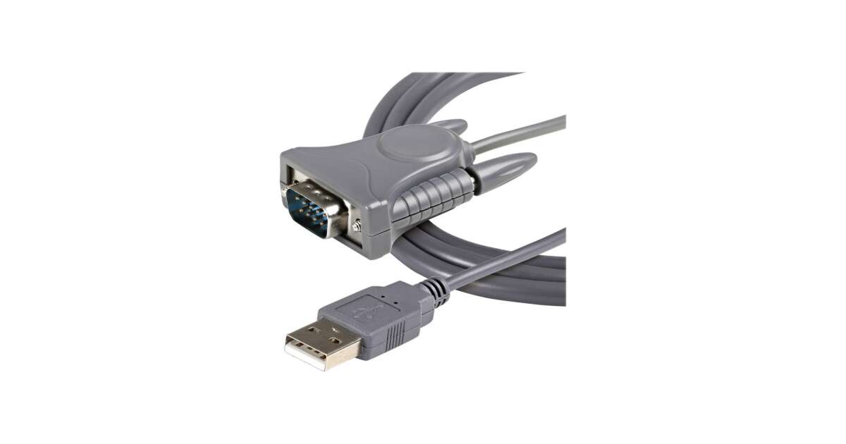 StarTech.com USB to Serial Adapter - 3 ft / 1m - with DB9 to DB25 Pin Adapter - Prolific PL-2303 ...