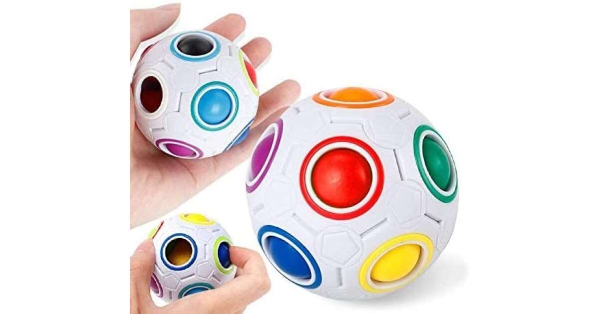 IQ labda, stresszlabda felnőtteknek, gyerekeknek - logikai-, fejtörő ...