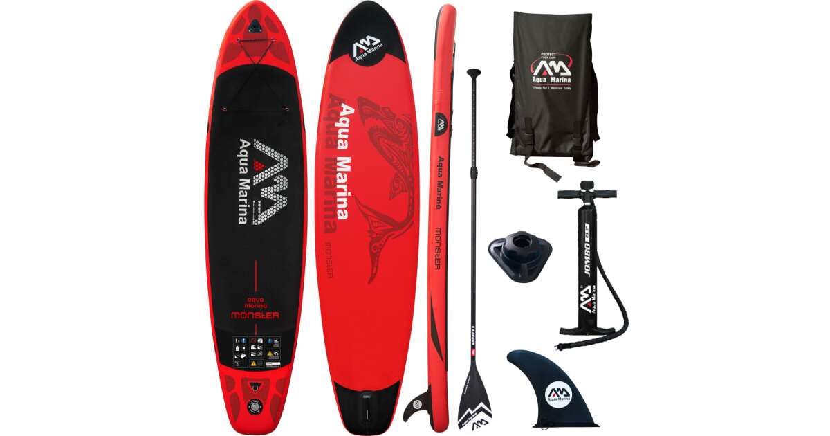 Aqua Marina "Monster" SUP szörfdeszka piros 365 x 82 x 15 cm 45836484