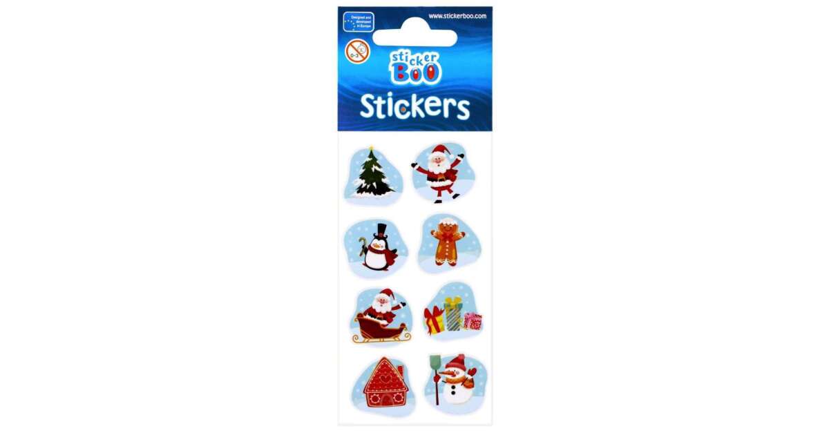 Weihnachtsmann Aufkleber Set | Pepita.com