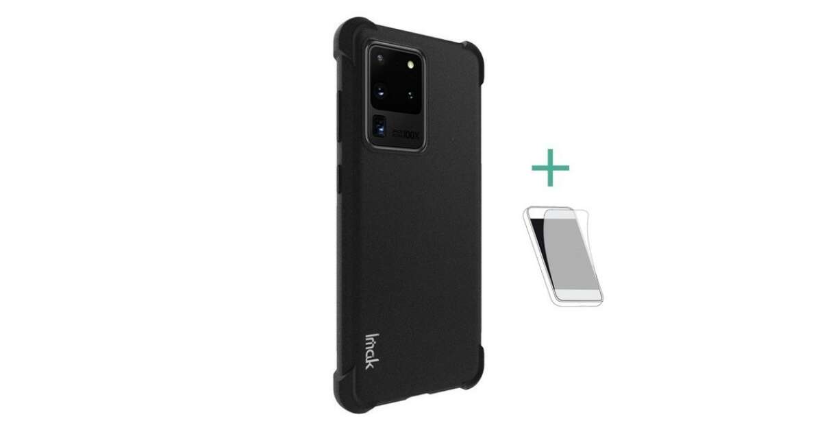 Samsung Galaxy S20 Ultra 5G SM-G988, Szilikon tok, közepesen ütésálló, légpárnás sarok, IMAK ...