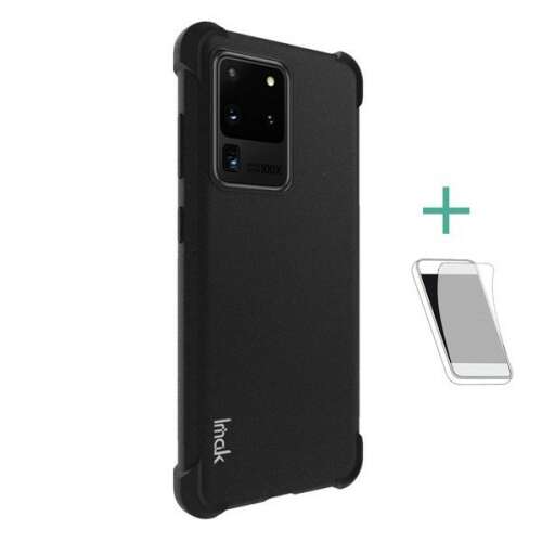 Samsung Galaxy S20 Ultra 5G SM-G988, Szilikon tok, közepesen ütésálló, légpárnás sarok, IMAK ...