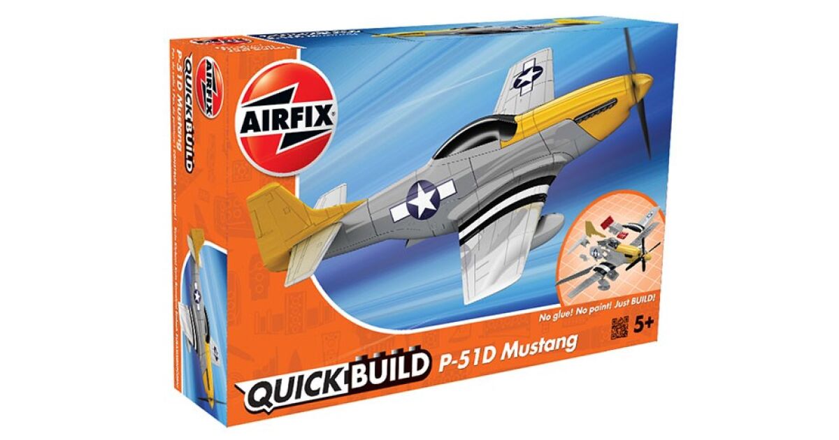 Airfix P-51D Mustang Quickbuild (J6016) | Pepita.com
