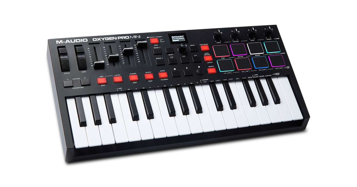 M-Audio Oxygen Pro Mini USB MIDI Controller | Pepita.hu