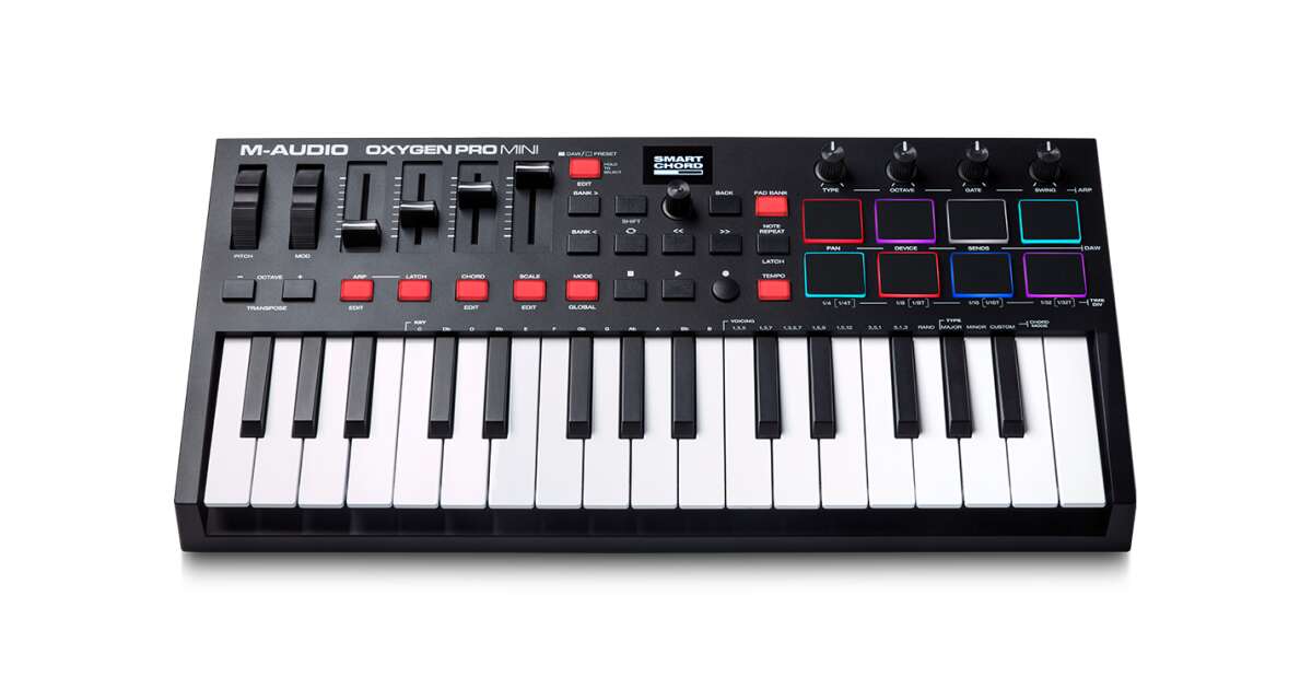 M-Audio Oxygen Pro Mini USB MIDI Controller | Pepita.hu
