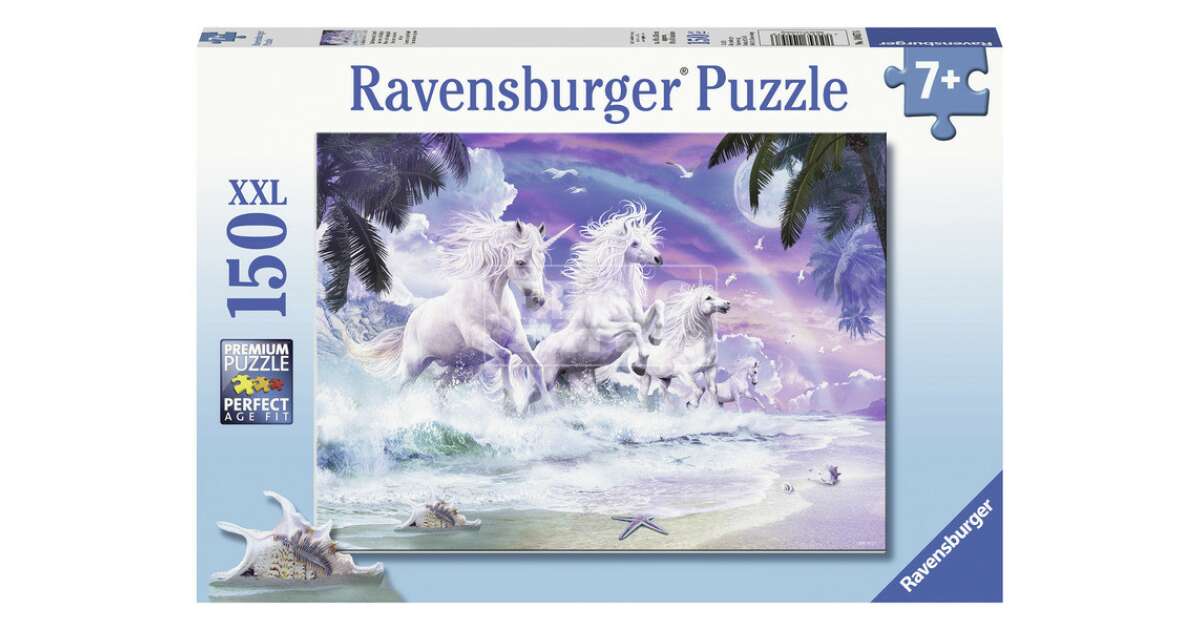 Ravensburger: Puzzle 150 db - Unikornisok a parton | Pepita.hu
