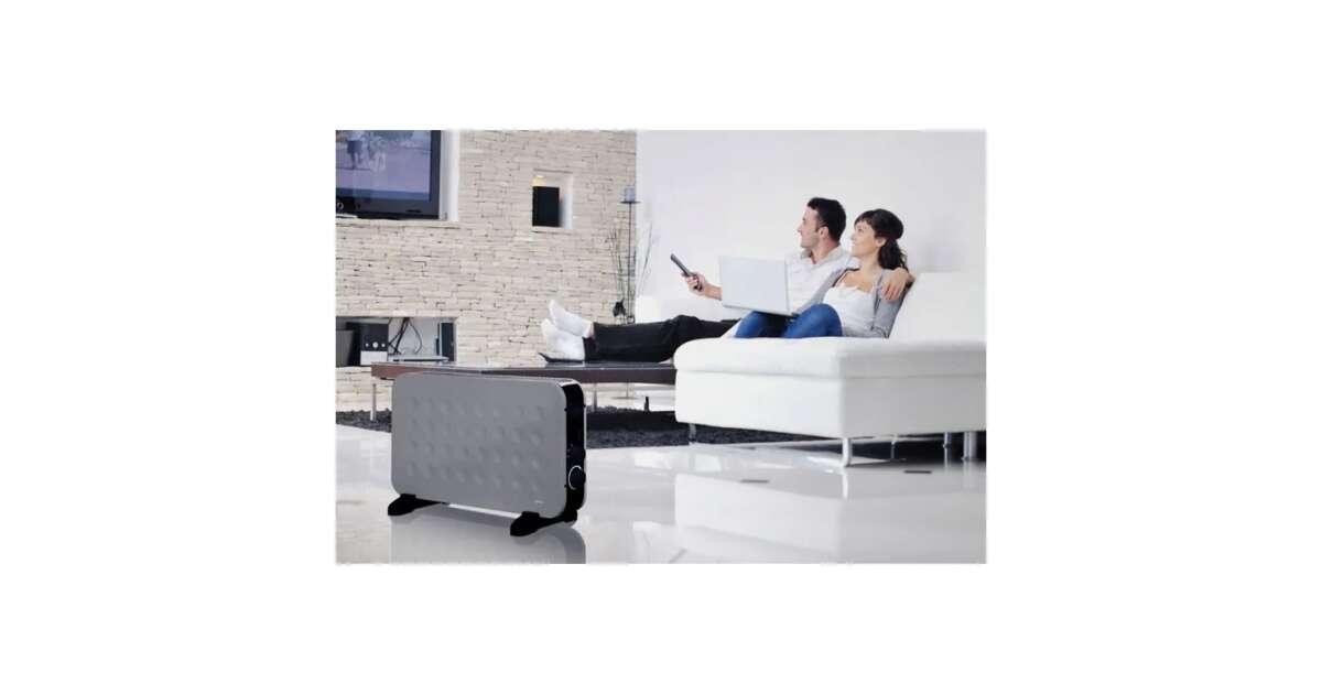 Eldom HC210 Konvektoros Fűtőpanel – Modern Dizájn – TURBO Funkció – Túlmelegedés Védelem – 1250 ...