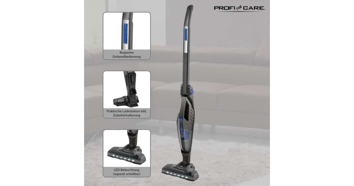ProfiCare PC-BS 3035 A akkumulátoros Porszívó #antracit | Pepita.hu
