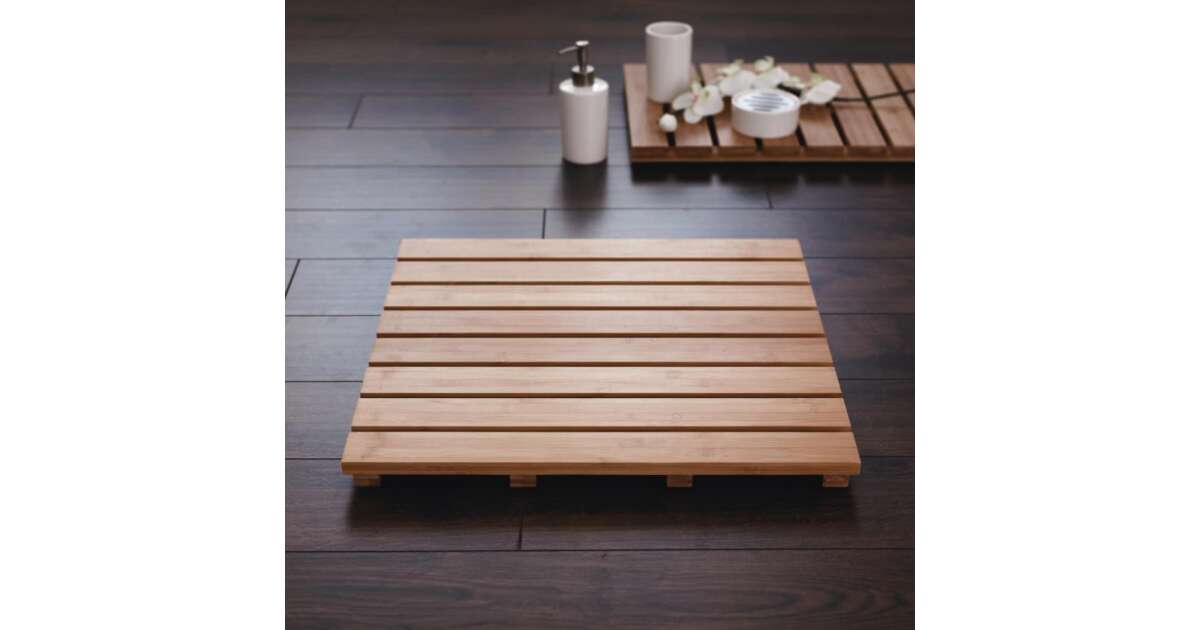 RIDDER Grating Nature fa fürdőszobaszőnyeg 52 x 52 cm | Pepita.hu