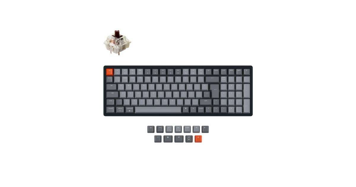 Keychron K4 Wireless Mechanical RGB Brown Switch Gateron Hot Swap ...