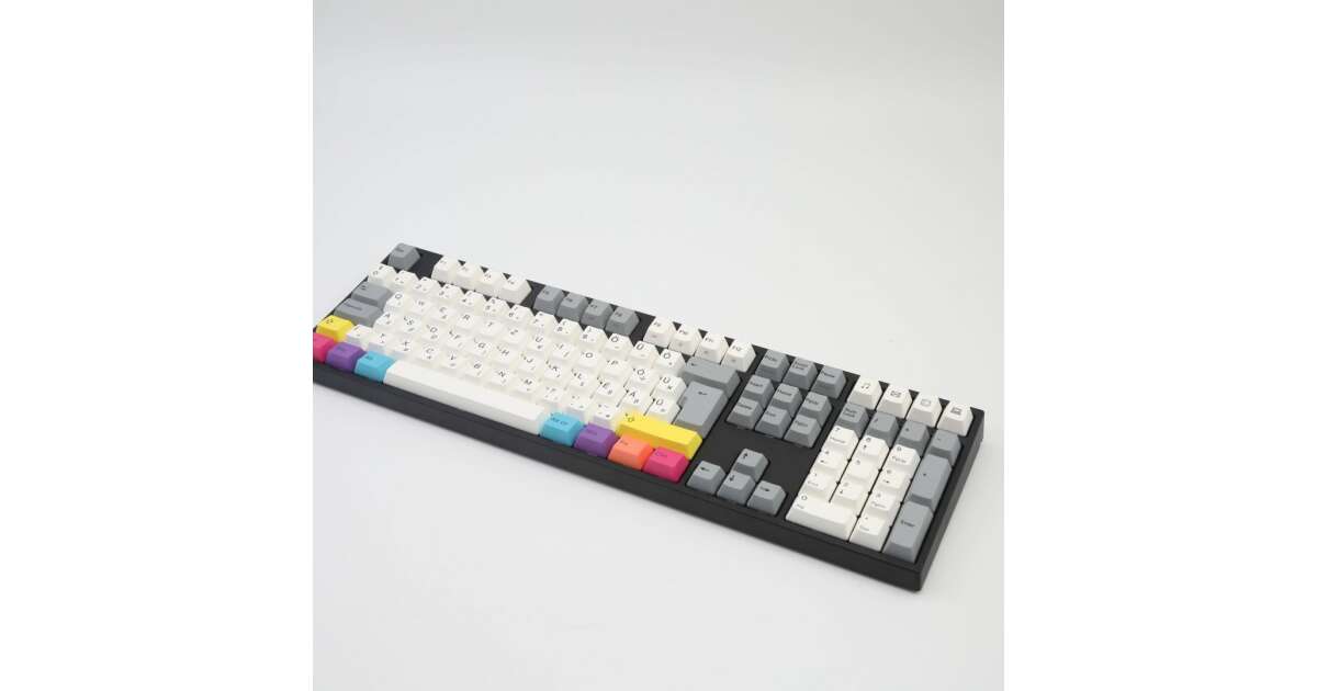 Varmilo VEA109 CMYK USB Cherry MX Silent Red Mechanical Gaming Keyboard ...