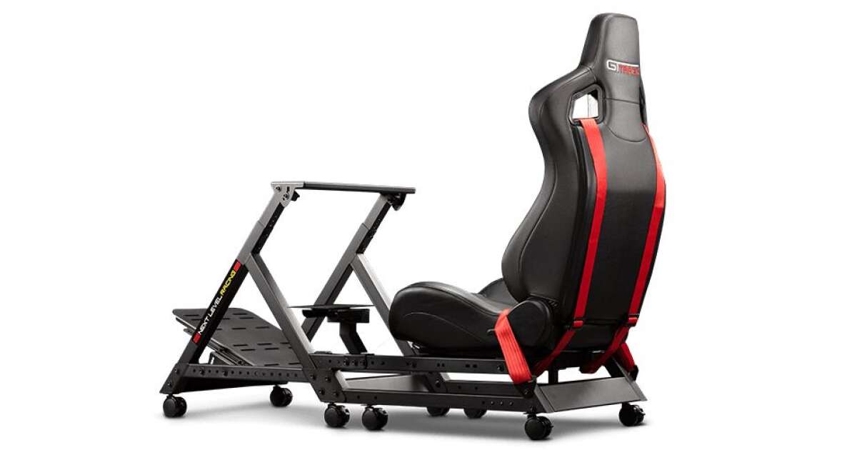 Next Level Racing GTtrack Racing Simulator cockpit Black NLR-S009 ...
