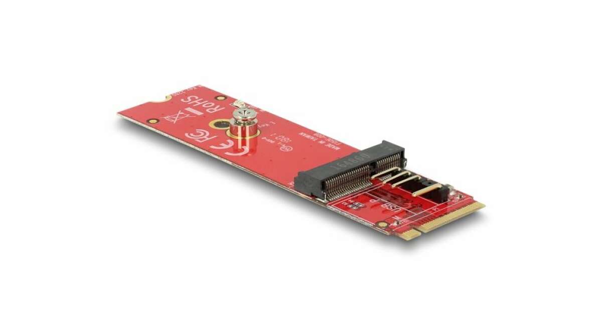 DeLock Converter M.2 Key M male > M.2 Key E slot for USB and PCIe ...