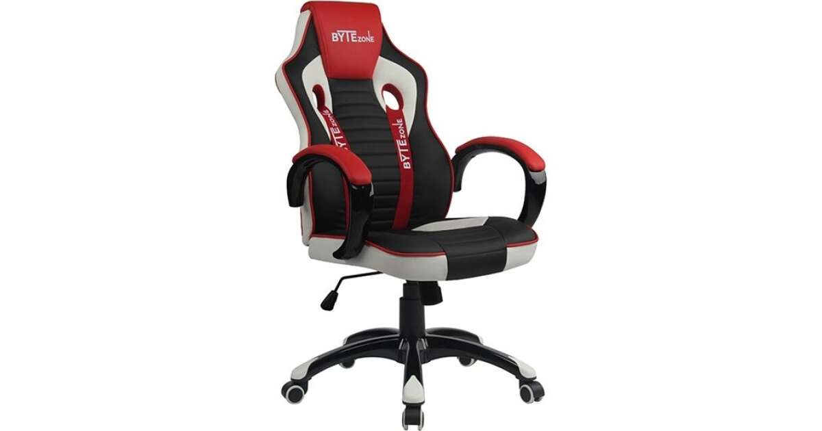 ByteZone RACER PRO Gaming Chair Black/Red/Grey GC2590R | Pepita.hu