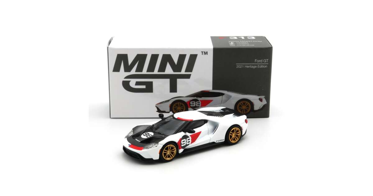 Mini GT - Ford GT 2021 Heritage Edition - Modell autó - 1:64 | Pepita.hu
