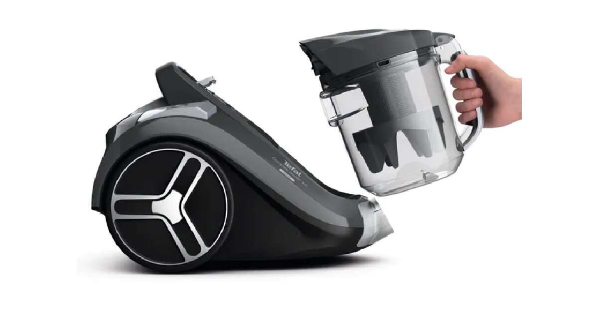 Tefal TW4826EA Porzsák nélküli porszívó - Fekete | Pepita.hu