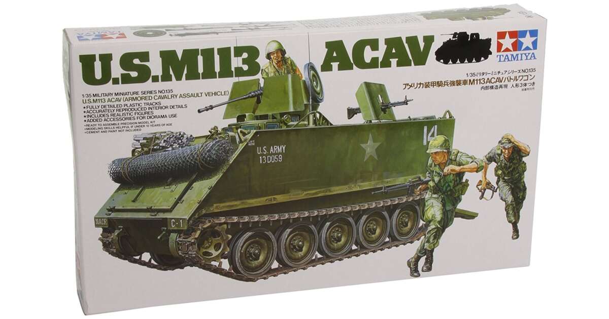 Tamiya U.S. M113 ACAV Tank műanyag modell (1:35) | Pepita.hu