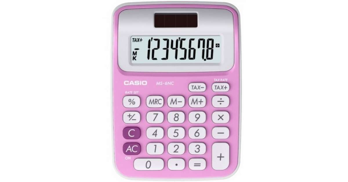 SzámoLógép Casio MS 6 NC/PK | Pepita.hu