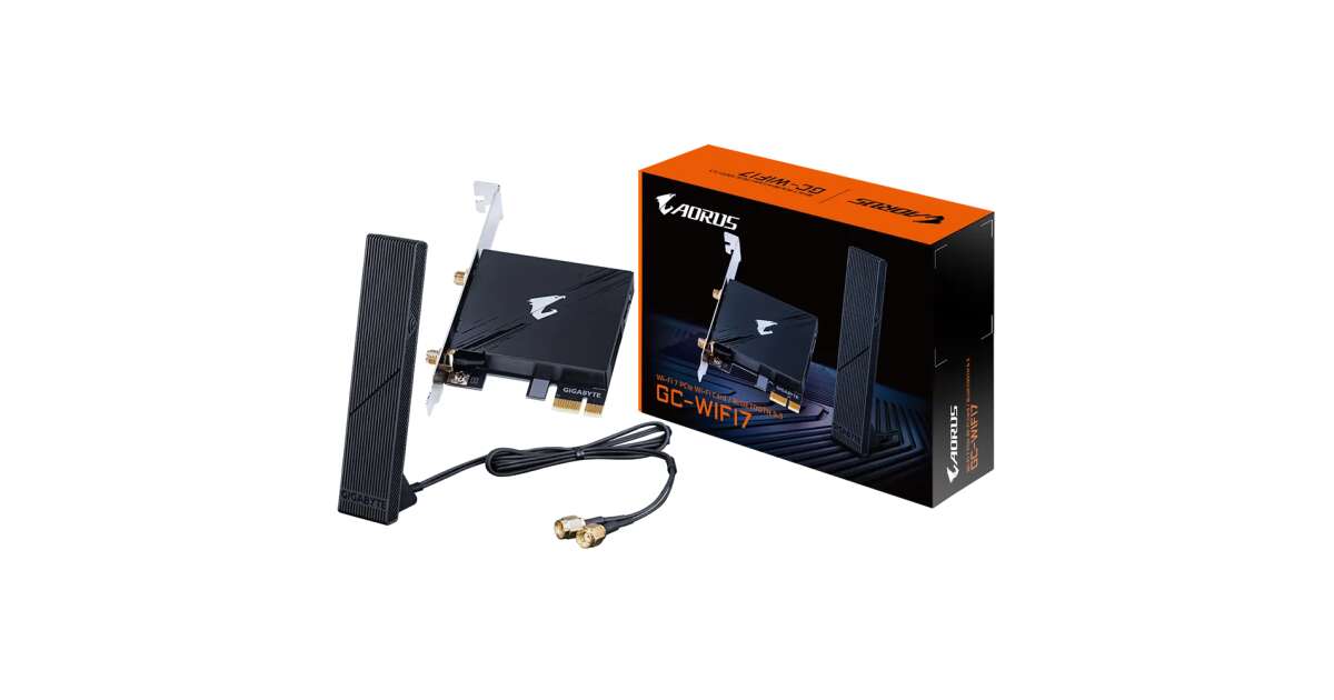 GIGABYTE Wireless Adapter PCI-Express Tri Band BE5600, GC-WIFI7 | Pepita.hu