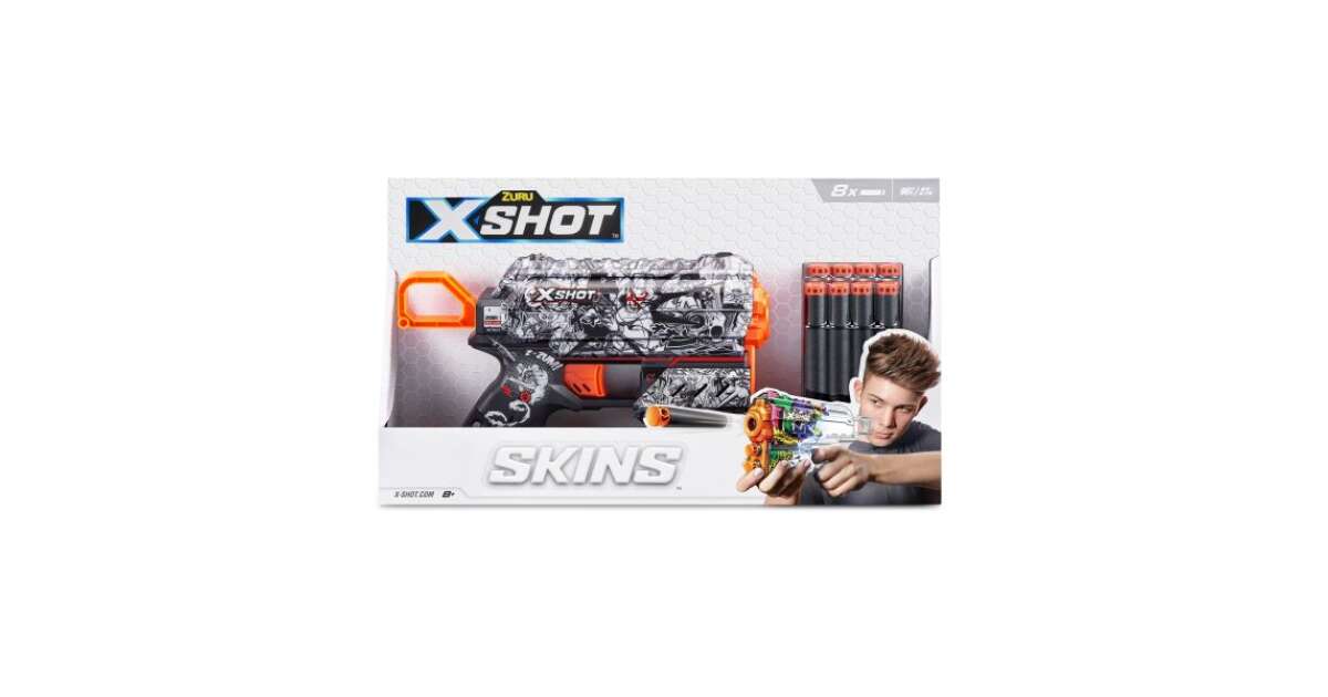 Xshot Excel Skins Flux - Illustrate szivacslövő játékfegyver | Pepita.hu