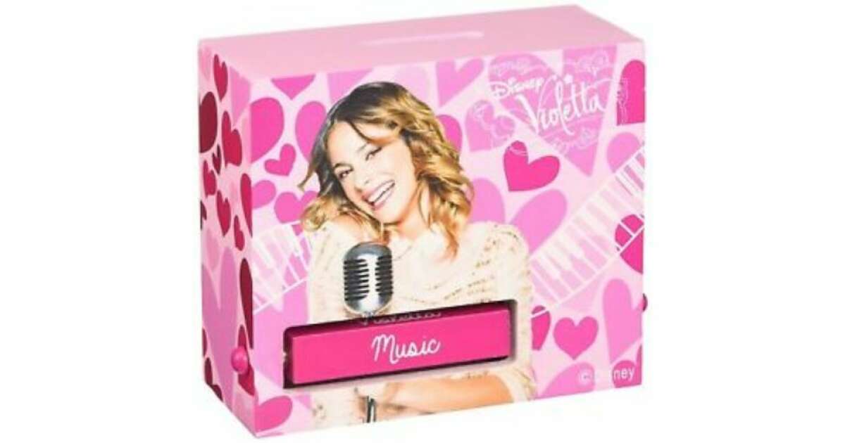 Disney Violetta Fa Persely - Takarékoskodás - 14x11,5x6cm | Pepita.hu