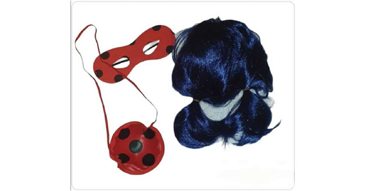 Katica és fekete macska jelmez kiegészítő parókával | Pepita.hu