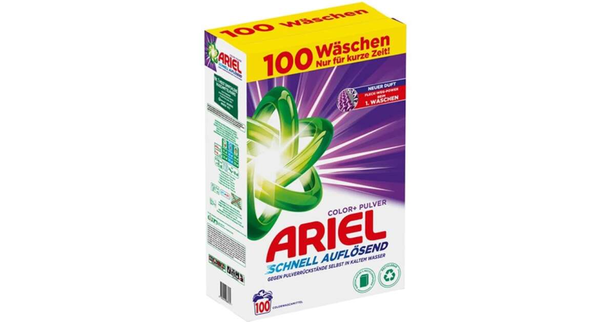 Ariel COLOR mosópor 100 mosáshoz 6kg DE | Pepita.hu