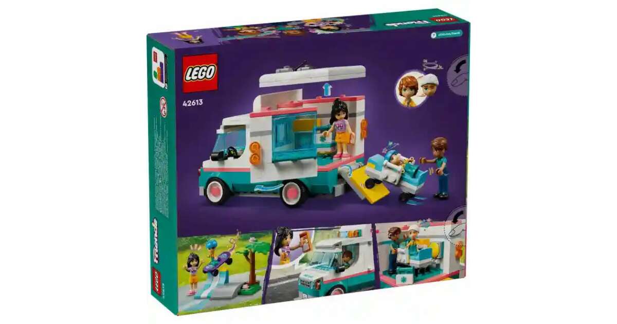 LEGO® Friends - Nemocničná ambulancia v meste Heartlake 42613, 344 ...
