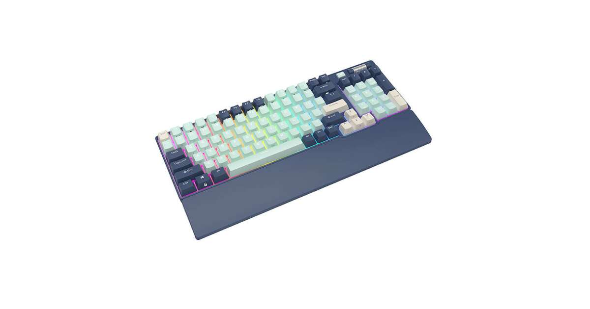 Mechanical keyboard Royal Kludge RK96 RGB, red switch (blue) | Pepita.hu