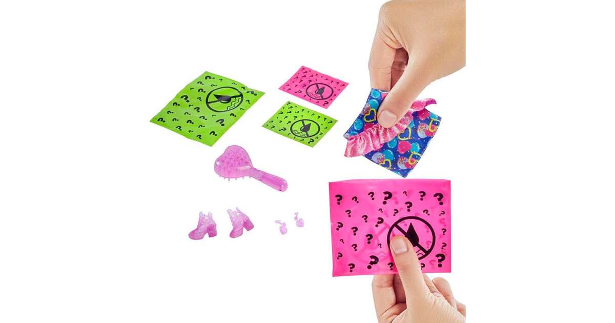 Mattel Barbie Color Reveal Irány a buli meglepetés Baba 25cm | Pepita.hu