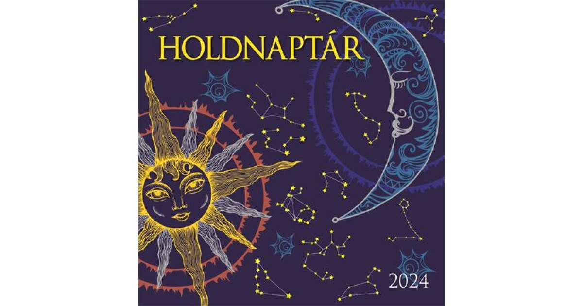 Holdnaptár 2024 - Fali Naptár - 290x580 mm | Pepita.hu