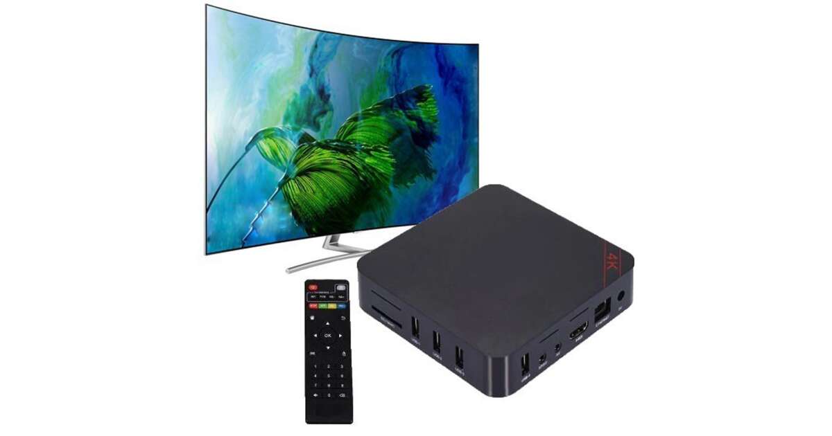 M9 4k WIFI Smart TV box, 4xUSB | Pepita.hu