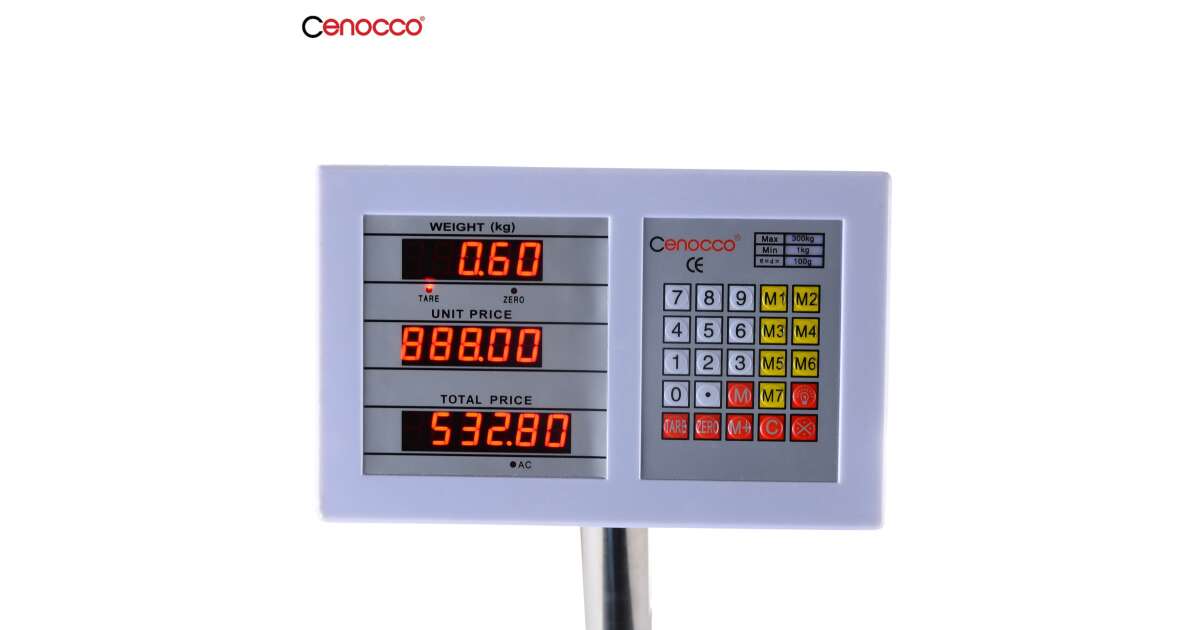 CC-8004 Kiskereskedelmi áru mérleg 300 kg-ig | Pepita.hu