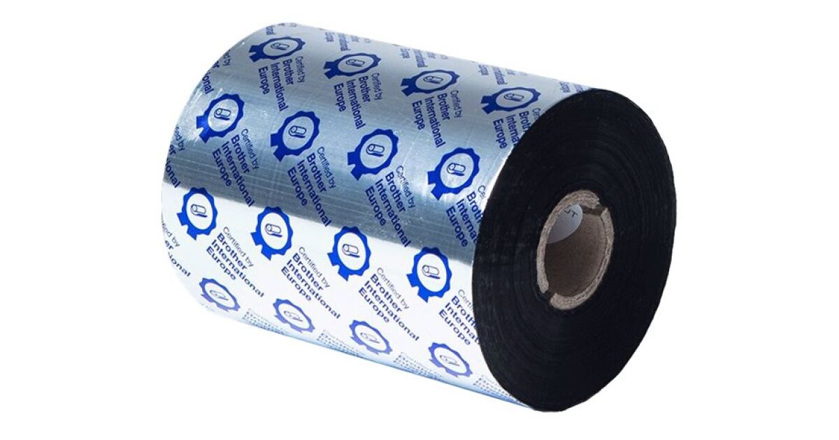 Panglică colorată Brother Standard 110mm x 600m WAX | Pepita.com