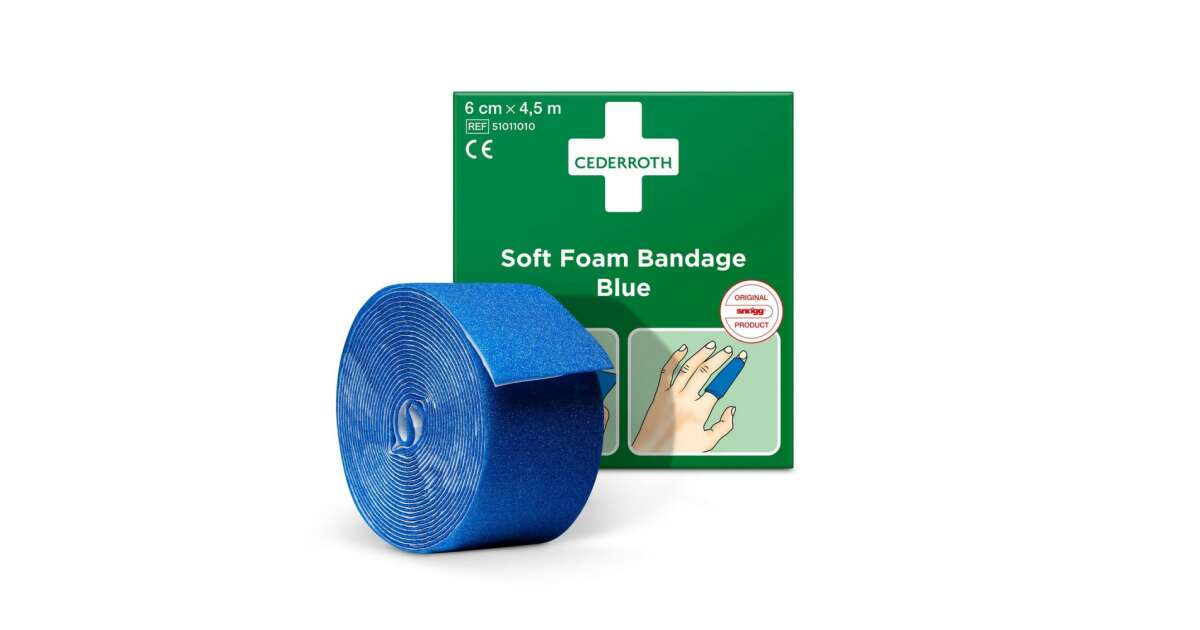 Cederroth téphető/vágható ragtapasz, 6 cm x 4.5 m, kék | Pepita.hu