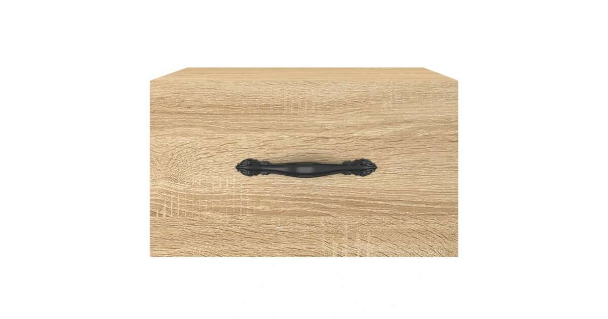 Sonoma tölgy színű falra szerelhető éjjeliszekrény 35x35x20 cm | Pepita.hu