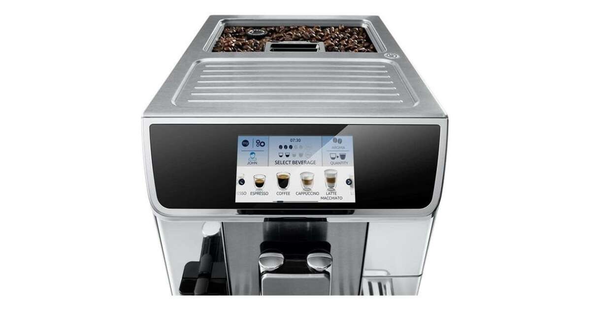 DeLonghi PrimaDonna Elite Automata Kávéfőző - ECAM 650.75.MS | Pepita.hu