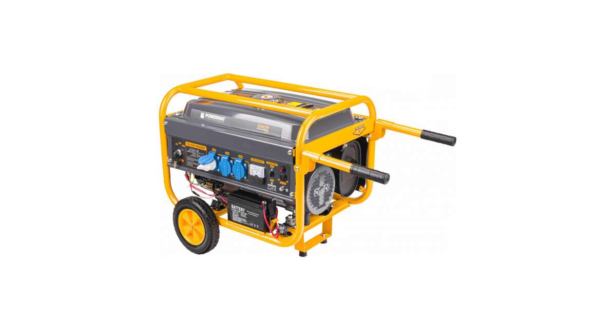 Generator curent 3kW 3000W 230V 12V + pornire electrica la cheie ...