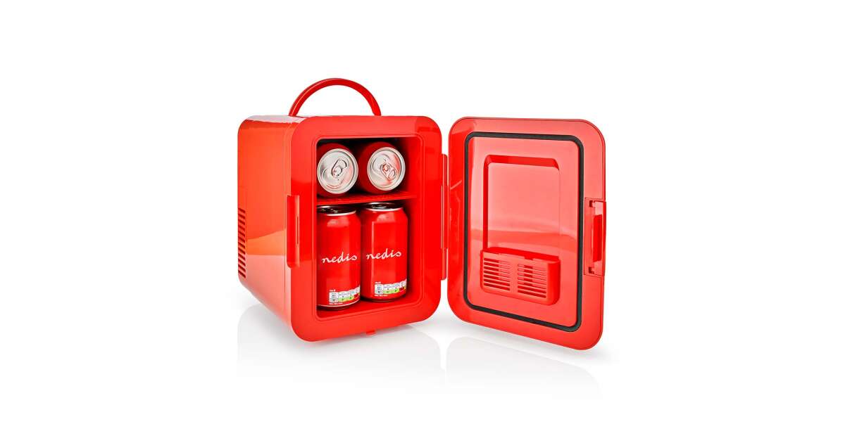 NEDIS autós hűtszekrény, Hordozható mini hűtőszekrény 4 l | 12 V DC ...