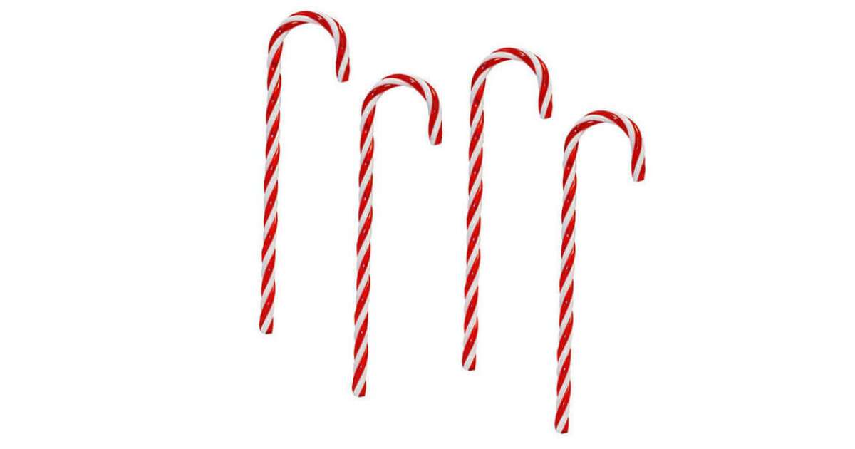 Karácsonyi Cukorka Dísz - 4 db - 15 cm | Pepita.hu