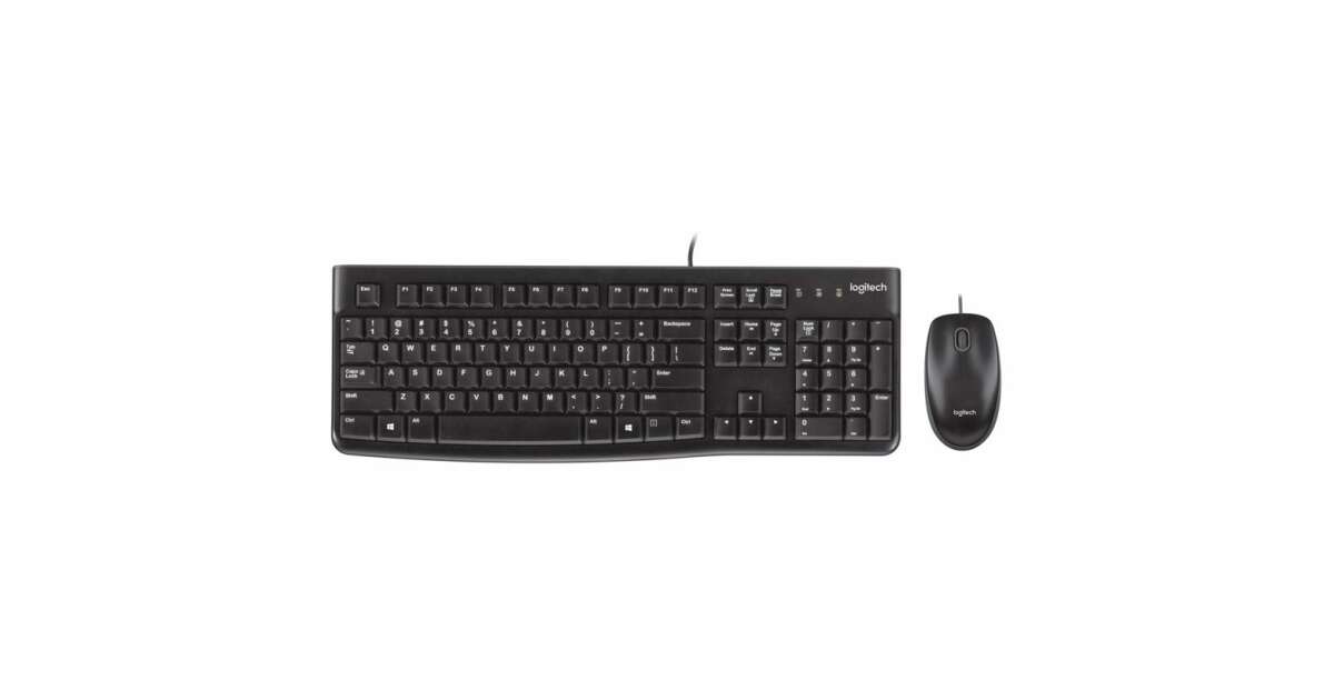 Logitech MK120 USB Keyboard + Mouse Black DE 920-002540 | Pepita.hu